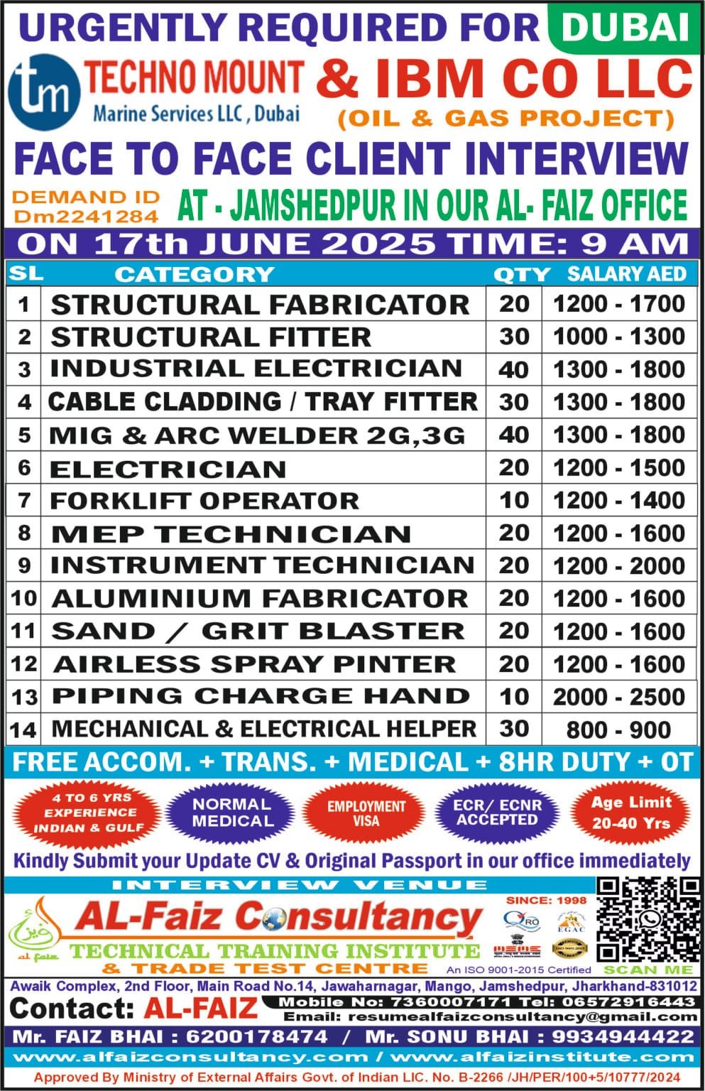 Assignment Abroad Times - Gulf job vacancy